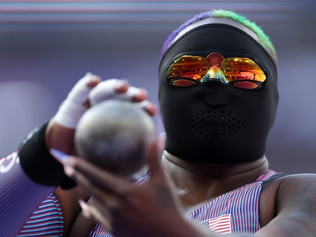 Who is Raven 'Hulk' Saunders? The American masked shot put star who ...