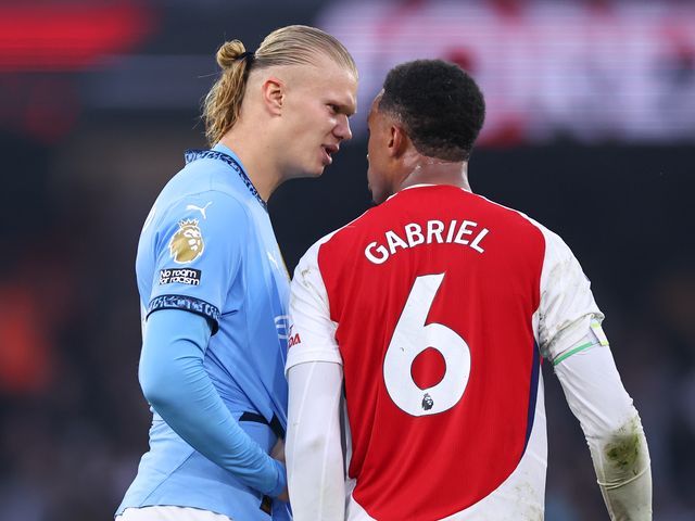 Erling Haaland goads Mikel Arteta after Manchester City's dramatic leveller against Arsenal ...