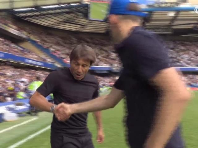 Watch the infamous 'angry' handshake between new England manager Thomas ...