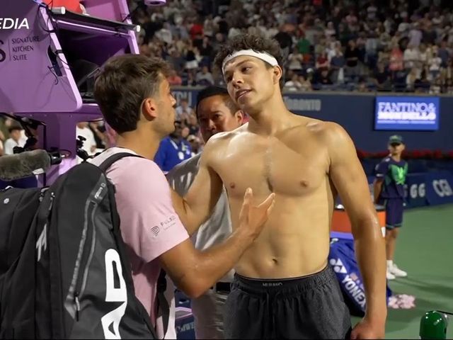 WATCH - Ben Shelton and Flavio Cobolli continue heated argument after fiery match finishes ...