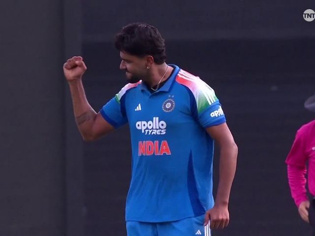 Harshit Rana sends Josh Hazlewood's bails flying to clinch four-for and ...