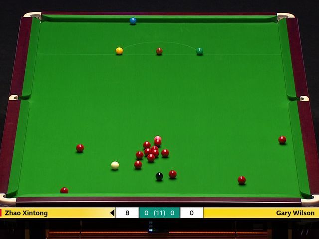 Zhao Xintong misses 'sitter' against Gary Wilson in Masters clash at ...