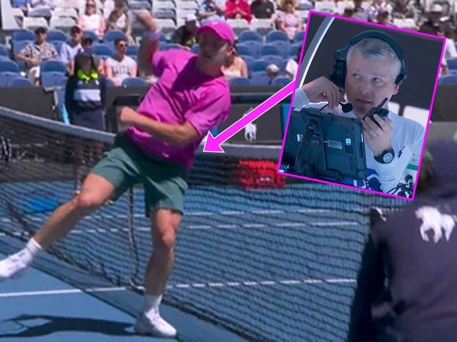 Watch VAR controversy as GB's Arthur Fery accused of touching net at ...