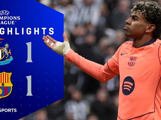 Newcastle v Barcelona: UEFA Champions League highlights as Lamine Yamal ...