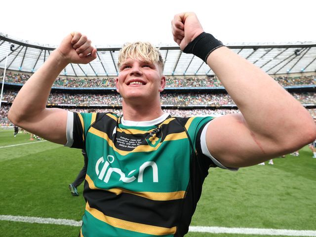 Henry Pollock planning big celebration after guiding Northampton Saints ...